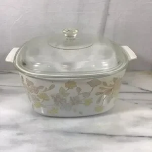 Corningware | Kitchen | Vintage Corningware Pastel Bouquet 3l Casserole ...